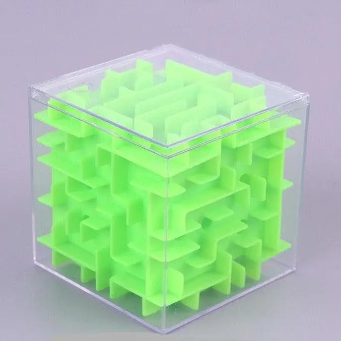 Magic Cube Maze 3D Puzzle Transparent Six Sides - Enjouet