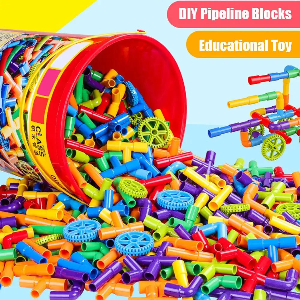 Pipeline Building Blocks for Kids - Enjouet