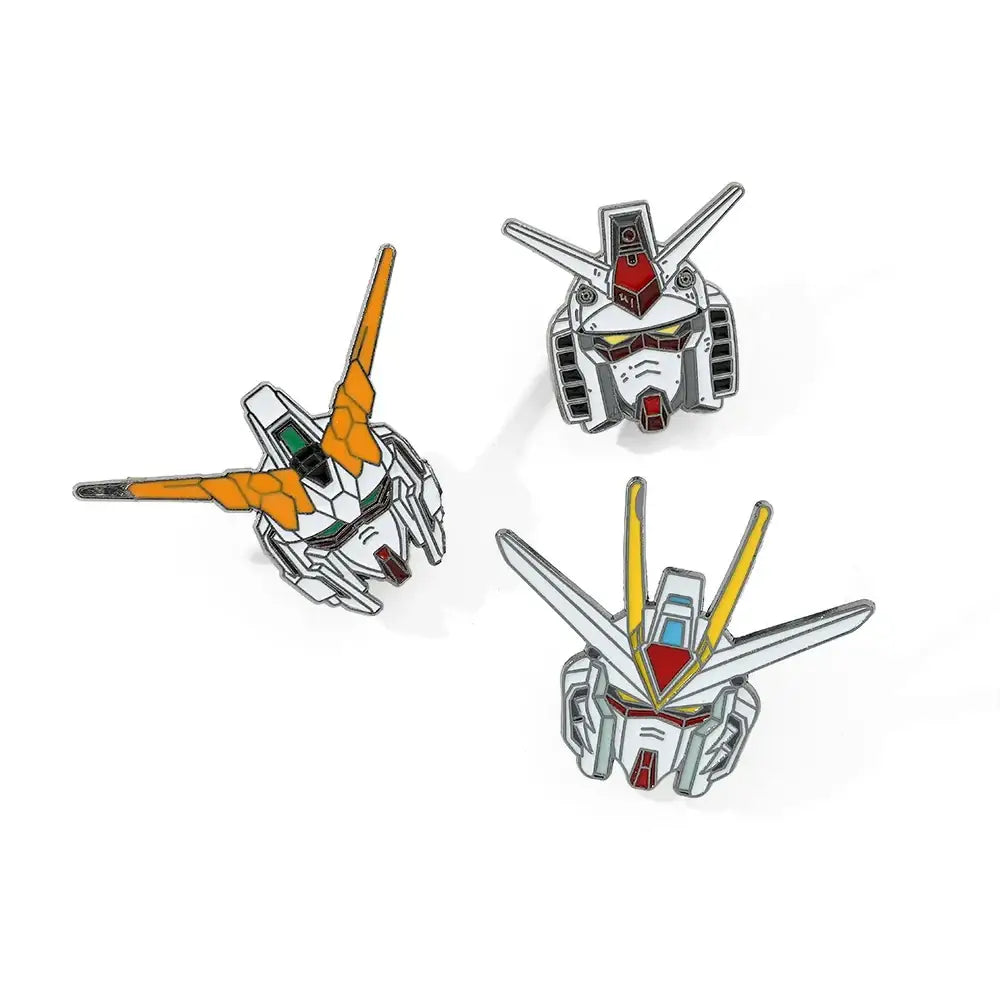 Brooches Pins Heads Gundam Lot 3 Pcs– Enjouet