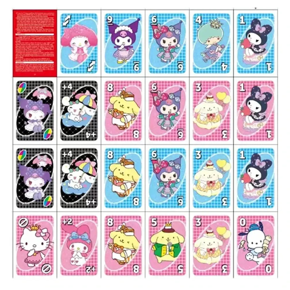 UNO Hello Kitty Card Game - Enjouet