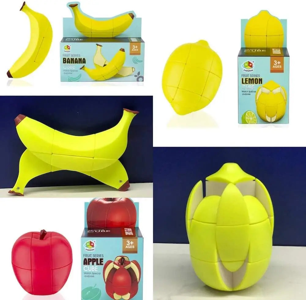 Magic Cube Puzzle Shape Fruits - Enjouet