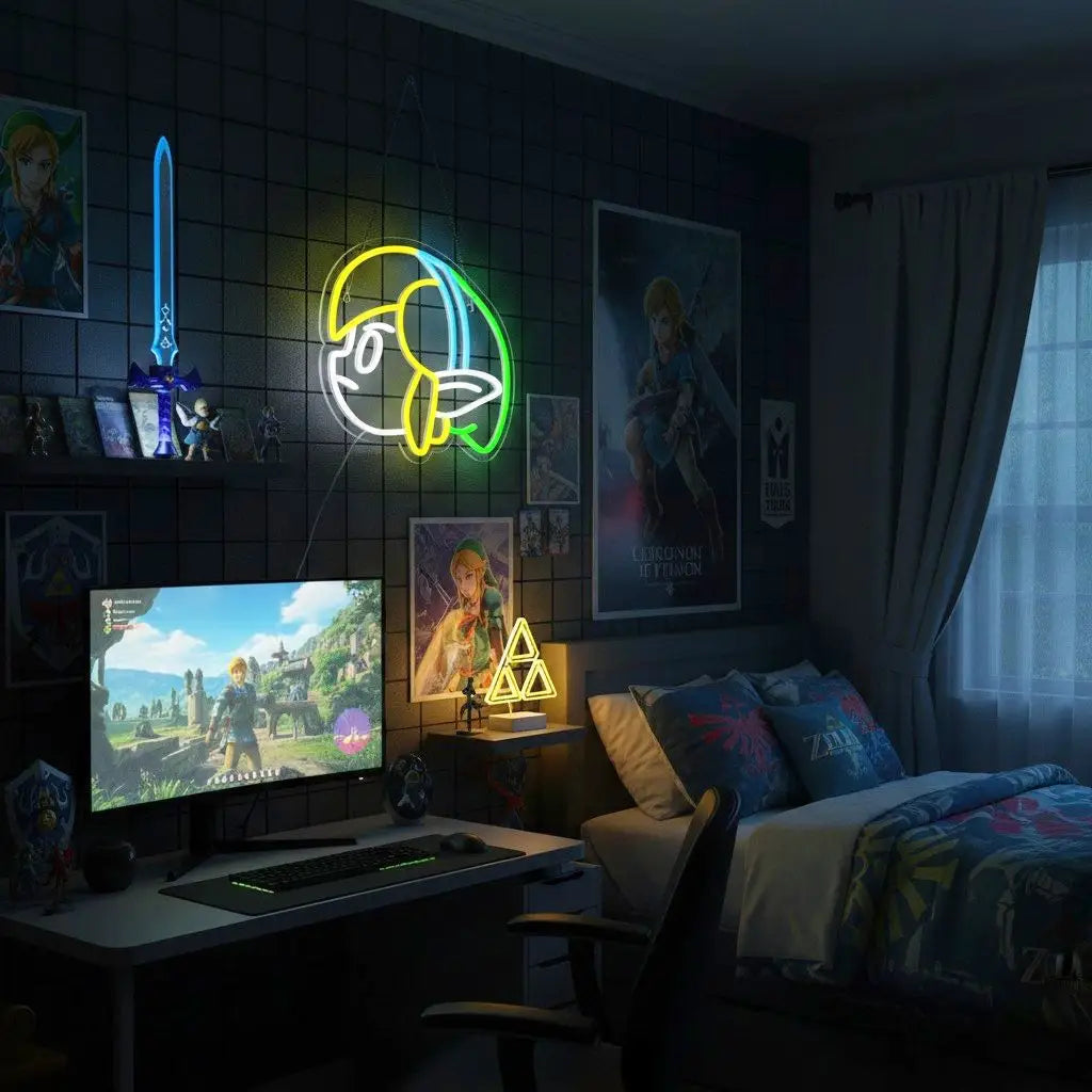 Link Zelda Neon Sign for Geek Decoration– Enjouet
