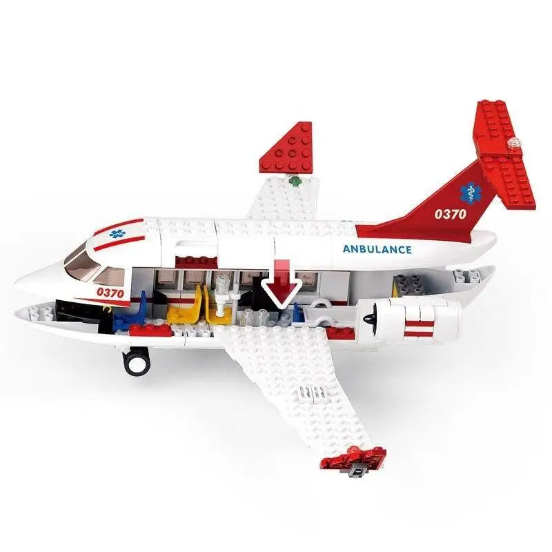 Lego Medical Air Ambulance Toy - Enjouet