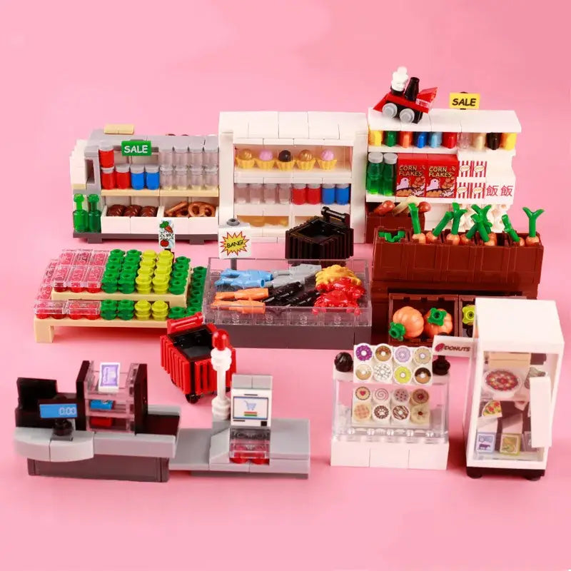 Lego MOC Magasin Fruits Légumes Supermarché– Enjouet