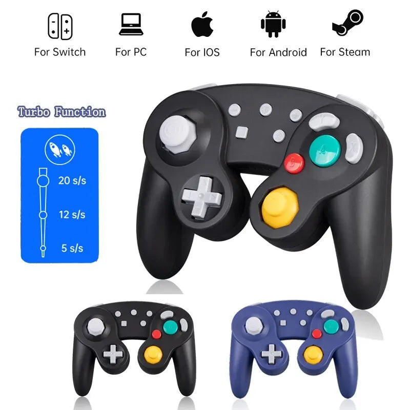 Manette Gamecube Bluetooth pour Switch et PC - Enjouet