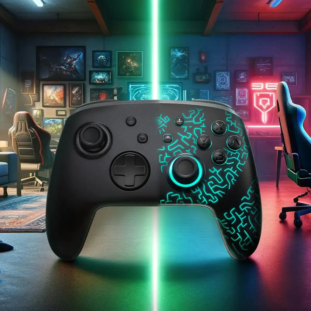 Manette Pro Switch 2 Zelda Bluetooth LED 7 couleurs– Enjouet