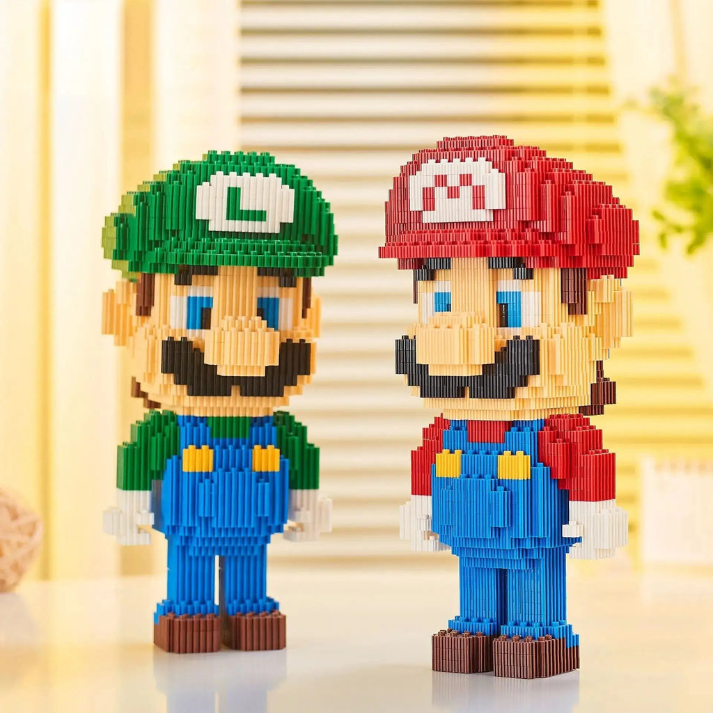 Nano Blocks Super Mario Luigi 912 pièces Enjouet