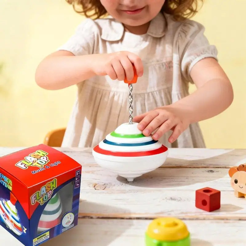 Magical Luminous Musical Spinning Tops Gyroscope– Enjouet
